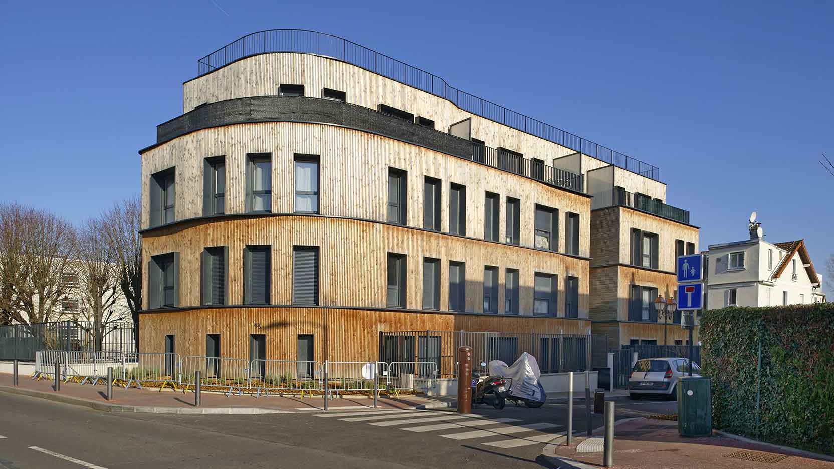 Immeubles collectifs en bois par Ossabois